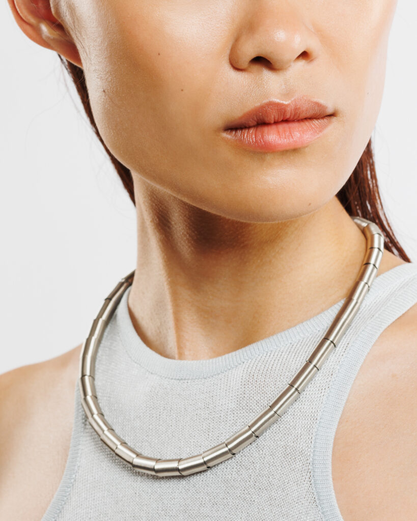 Cut Steel Necklace - la mollla®